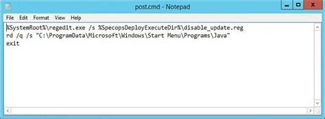 How To Deploy Java Specops Software