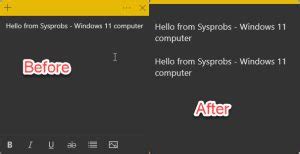 How To Change Font Size In Sticky Notes Windows Sysprobs