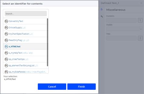 Text Widget Aimms Documentation