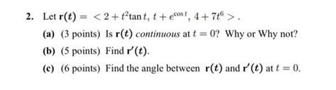 solved let r t a 3 points is