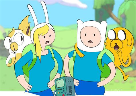 Fionna N Finn With Cake N Jake By Lutfi93 On Deviantart