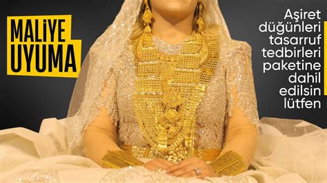 Şanlıurfada Aşiret Düğününde Geline 6 Kilo Altın Takıldı Ağırlıktan Hareket Edemedi