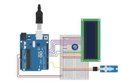 Circuit Design Week9c2m4 Servomotor Eg1 Tinkercad