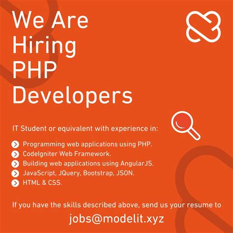 Modelit On Linkedin We Are Hiring Php Developers Php Mysql