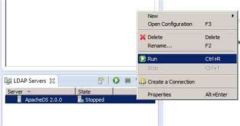 Create Local Ldap Server In Eclipse With Apache Directory Studio