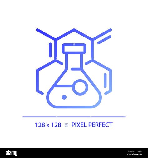 stem activities pixel perfect gradient linear vector icon stock vector