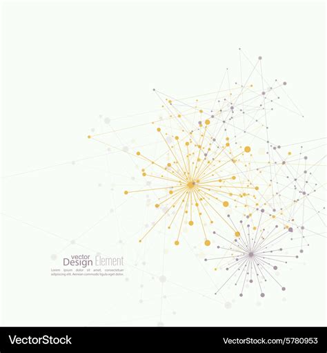 array with dynamic emitted particles royalty free vector