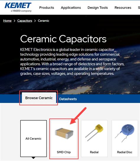Kemet Capacitor Footprint At Taylah Scobie Blog