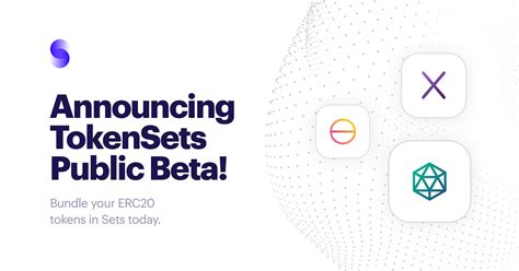 Announcing Tokensets Public Beta Bundle Your Erc20 Tokens Into Sets