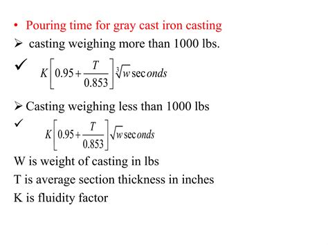 Gating System In Casting Pptx Physics Science