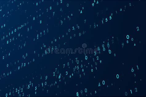 Abstract Virtual Digital Stream Stock Vector Illustration Of Code Matrix 271210043