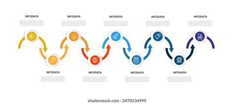 Infographics 9 Point Photos And Images And Pictures Shutterstock