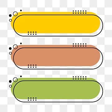 Title Text Vector Design Images Title Text Box Border Set Text Box