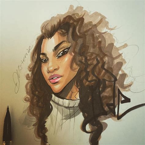 gvldenvibes with images black girl art drawing people marker art