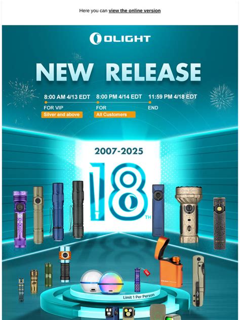Olight Email Newsletters Shop Sales Discounts And Coupon Codes