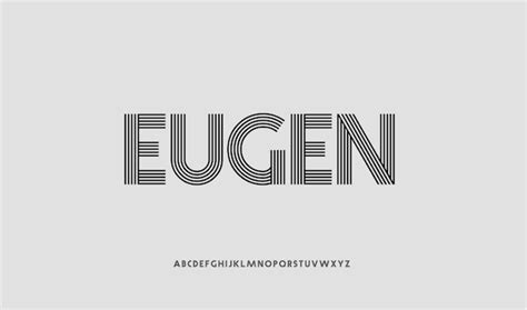 추상 얇은 선 글꼴 알파벳입니다 최소한의 현대 패션 글꼴 프리미엄 벡터