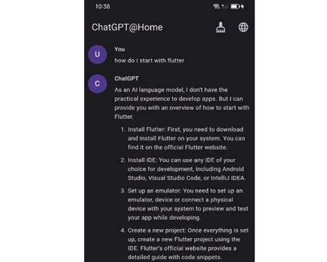 ChatGPT Clone In Flutter