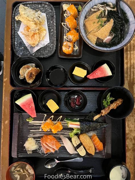 Robataya Izakaya One Utama Sushi Set Meal Foodies Bear