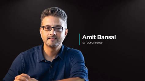 Glance Names Amit Bansal Svp And General Manager Of Roposo