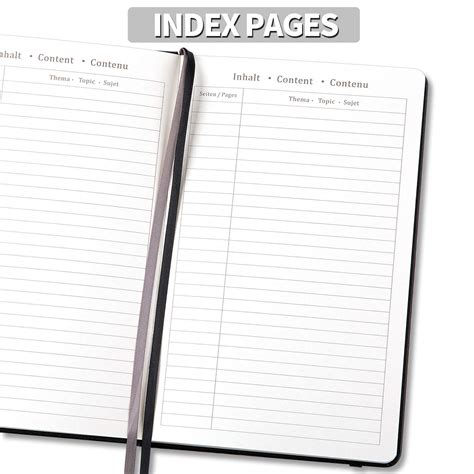 Notebook Index Page
