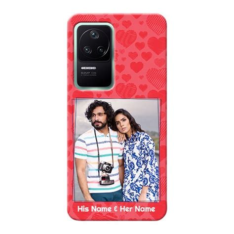 Buy Poco F G Mobile Back Covers With Red Heart Symbols Design