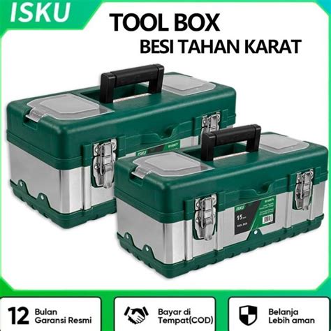 Jual TERMURAH ISKU Tool Bag Besar 18 Inch Tool Box 17 Inch 19 Inch Kotak Perkakas Shopee