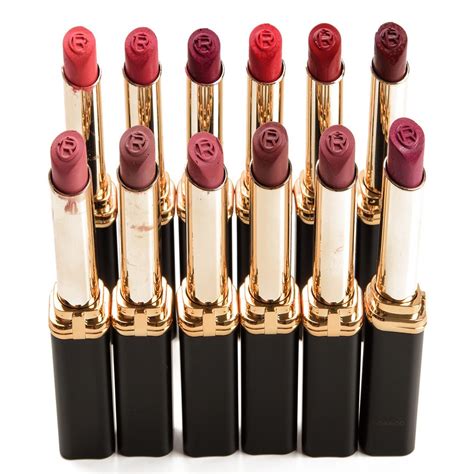 Loreal Colour Riche Intense Volume Matte Lipstick Swatches Loreal Lipstick Colors Loreal