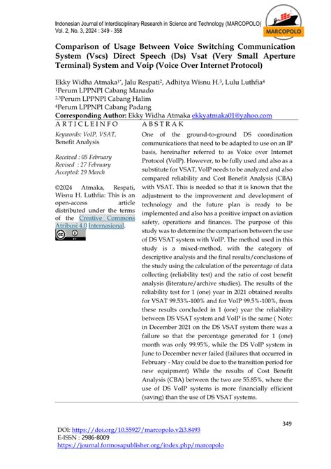 Pdf Comparison Of Usage Between Voice Switching Communication System