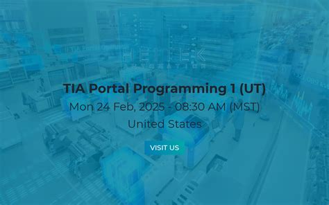 TIA Portal Programming 1 (UT)