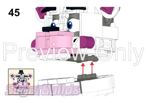 Lego Moc 257335 Funtime Freddy And Bon Bon Five Nights At Freddys By