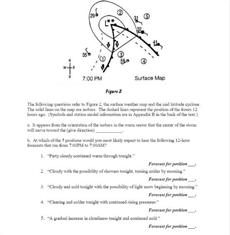 Solved PM Surface Map Figure The Following Questions Chegg