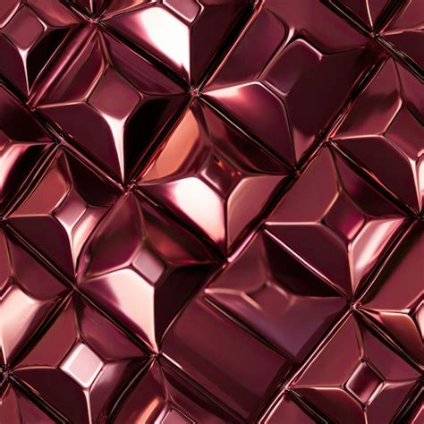 Premium Ai Image Macro Shot Of A Maroon Polished Metal Texture With A