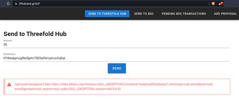 Sending TFT From BSC To TFHub Issue Threefoldtecharchive Threefold Hub GitHub