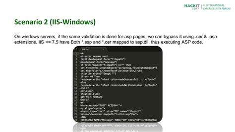15 Technique To Exploit File Upload Pages Ebrahim Hegazy Ppt