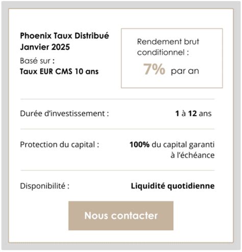 Cms 10 Ans Placement Capital Garanti 7 Par An