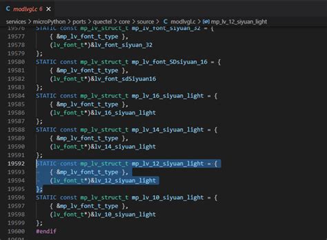 Lvgl Font Library Quecpython