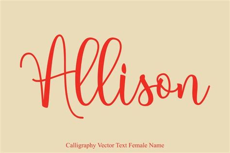 Allison Más De 38 Vectores De Stock Y Arte Vectorial Con Licencia Libres De Regalías Shutterstock