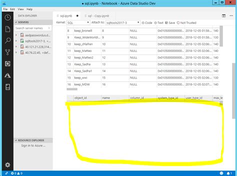 Failed To Render Saved Output Result Issue Microsoft Azuredatastudio GitHub