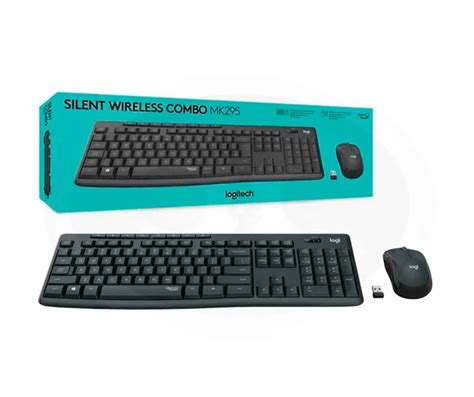 Logitech Mk295 Wireless Mouse And Keyboard Combo With Silenttouch Technology Full Numpad