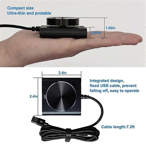Usb Volume Control Lossless Pc Computer Speaker Volume Controller Knob