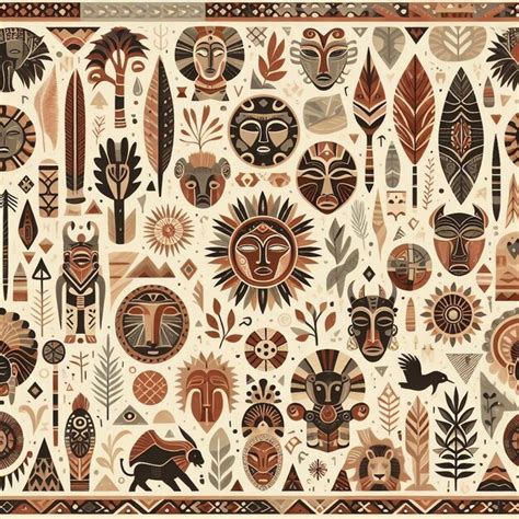 Premium Photo African Pattern
