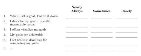 Table For Questionnaire TeX LaTeX Stack Exchange