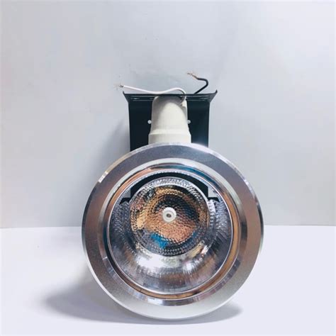Classic Silver Downlight Celling Light Circular Round Shopee Malaysia