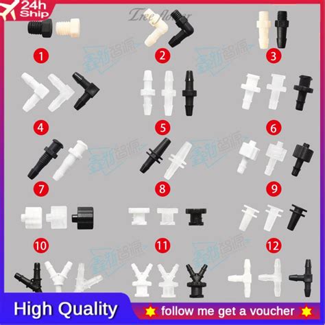 Free T20 Pcs Ink Tube Connector Uv Printer Hose Connector Inkjet