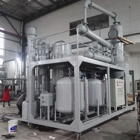 Black Engine Oil Refinery Machineblack Motor Oil Distillation Plant