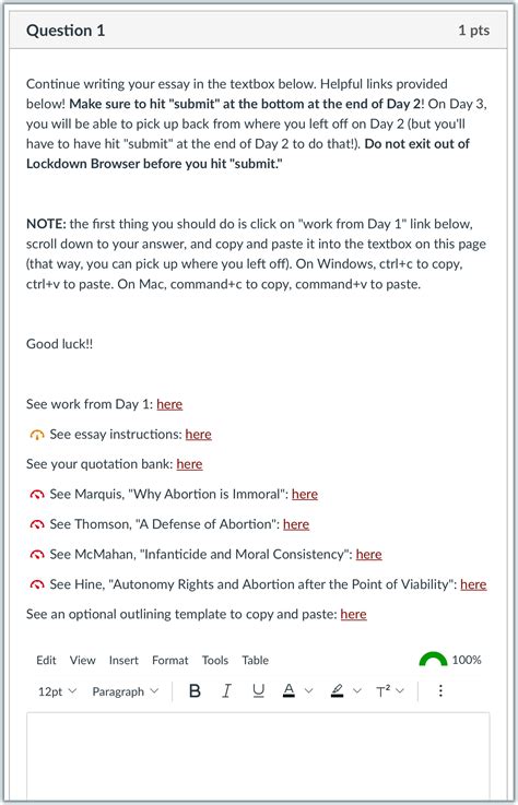 The Multi Day In Class Lockdown Browser Essay Assignment Guest Post