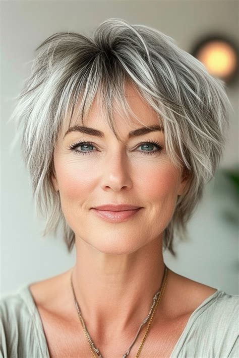 30 Flattering Short Shag Haircuts For Women Over 50 Short Thin Hair
