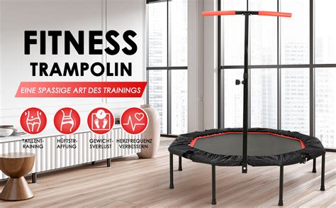 Mini Trampolín De Fitness Ø 128cm Trampolín Octogonal Plegable Cama