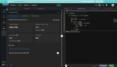 Mahvish Pathan On Linkedin Gfg160 Geeksforgeeks Codingchallenge