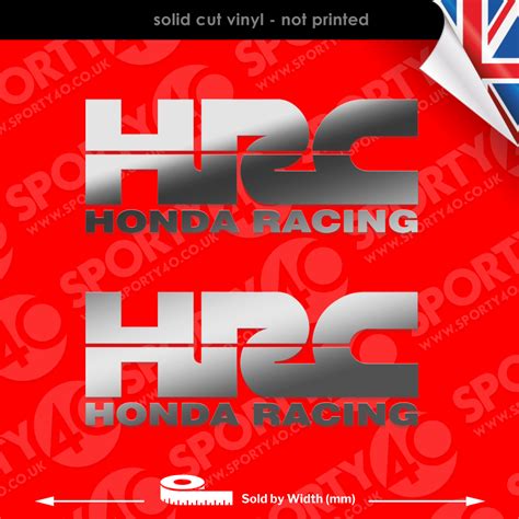 Honda Racing Corporation Vinyl Decal Sticker